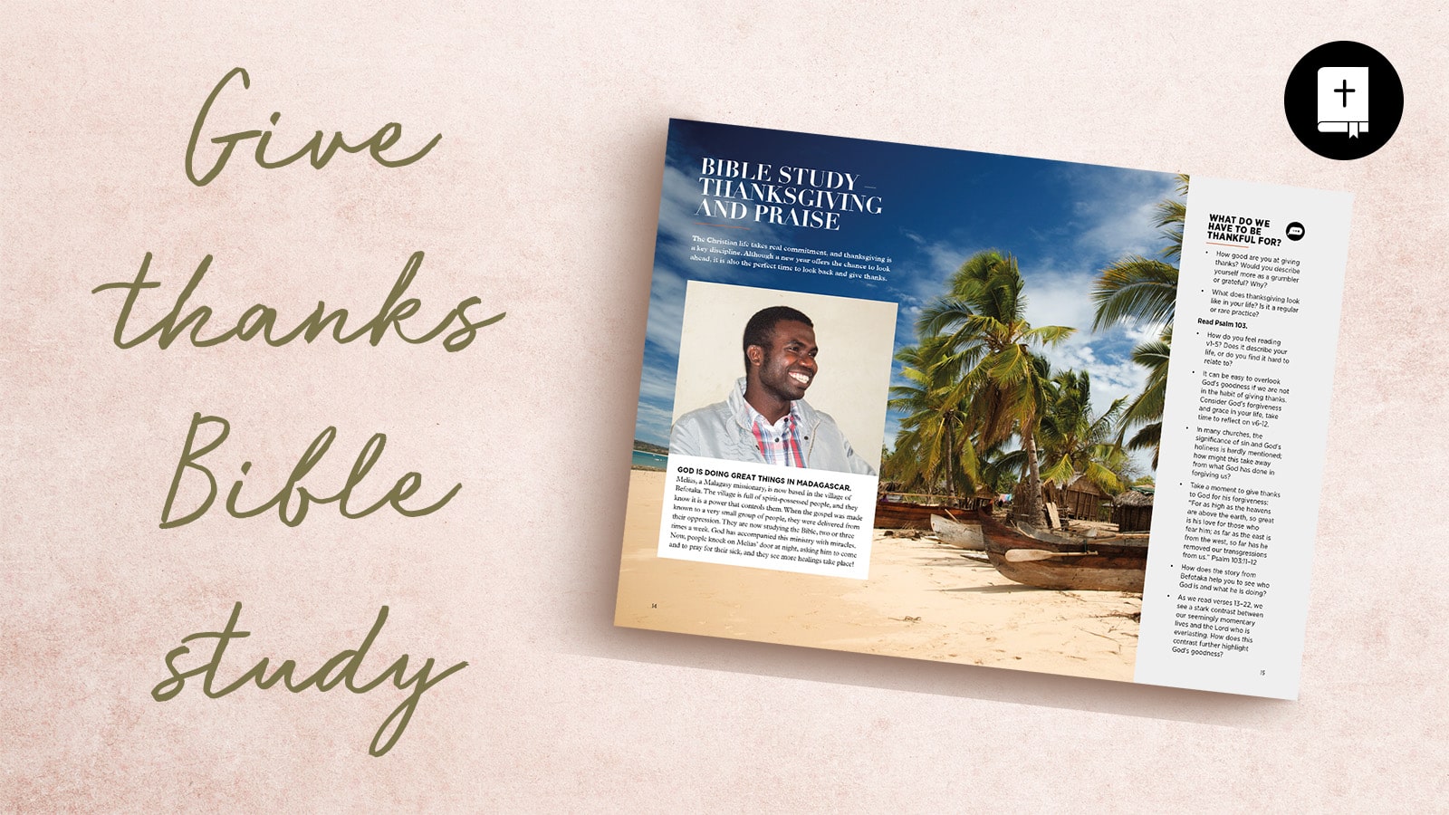 Thanksgiving Bible Studies - Africa Inland Mission (Europe)